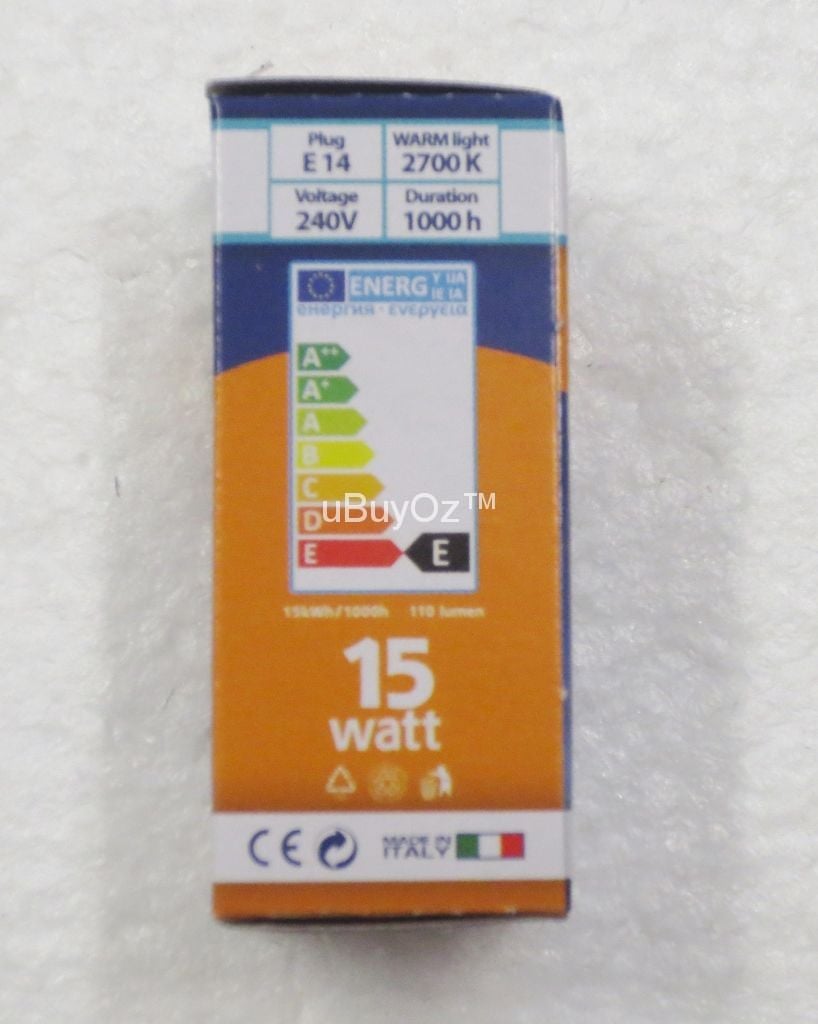 Dr Fischer Fridge Lamp Light Globe 15W Made in Italy - uBuyOz ...